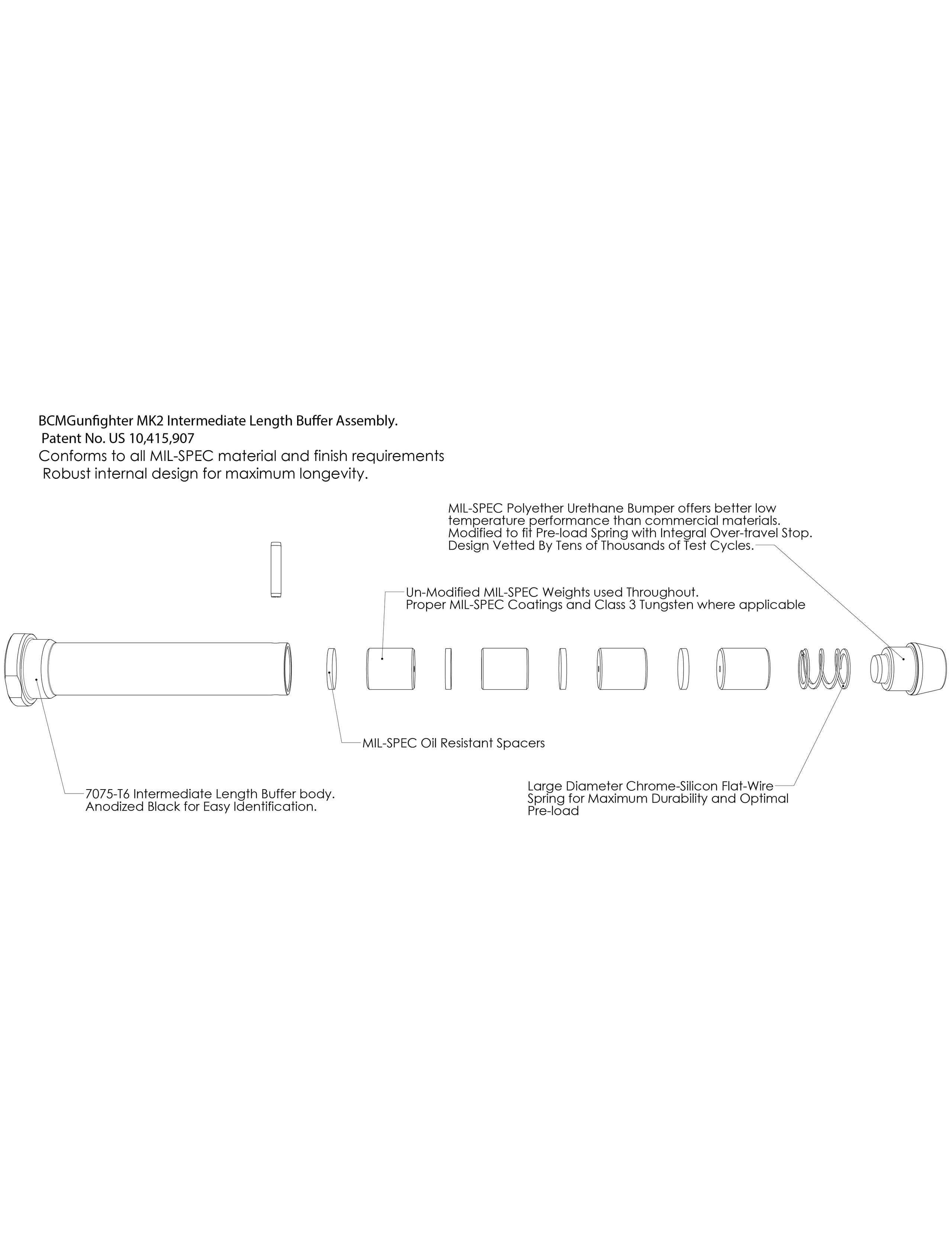 BCM® MK2 Recoil Mitigation System Mod 1, T2
