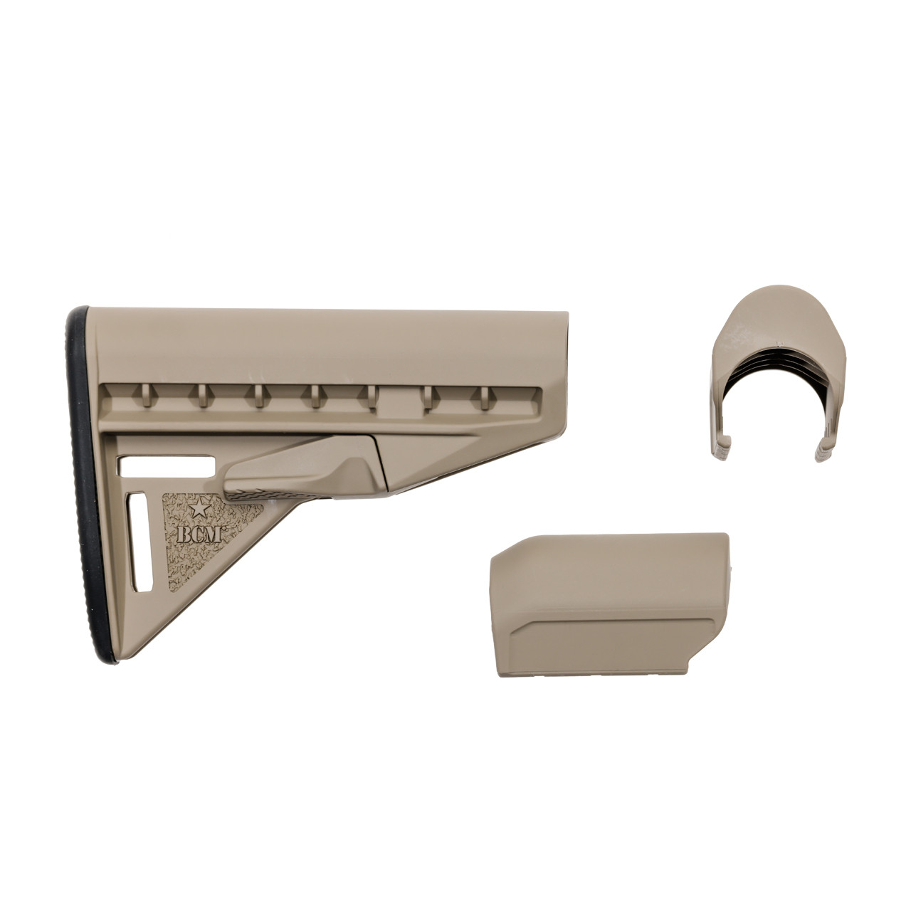 BCM® AR15 Stock Mod 3 With Stock Risers Flat Dark Earth
