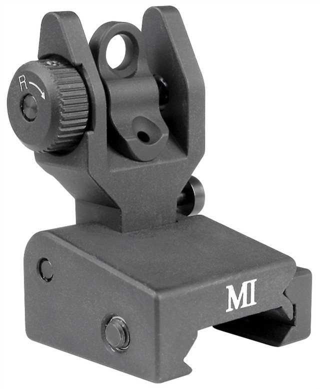 BCM Folding Rear Battle Sight, Black