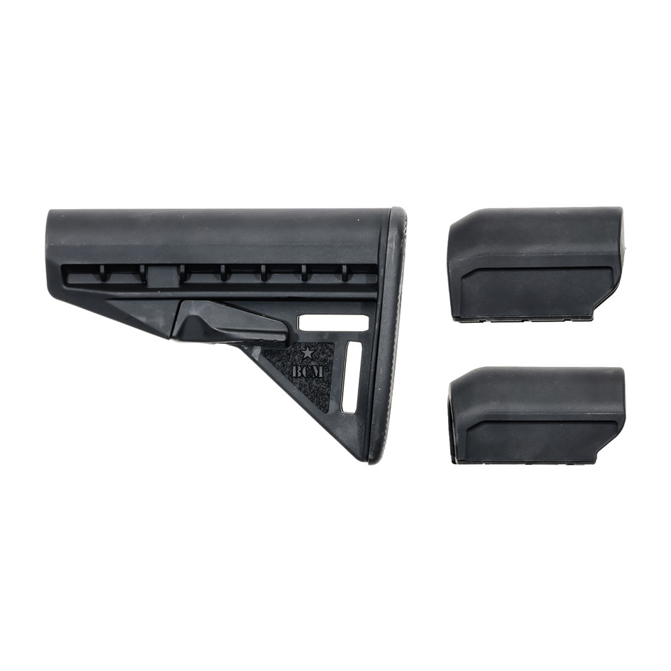 BCM® AR15 Stock Mod 3 With Stock Risers Black