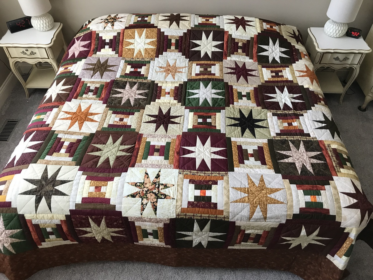 Log Cabin Amish Quilts