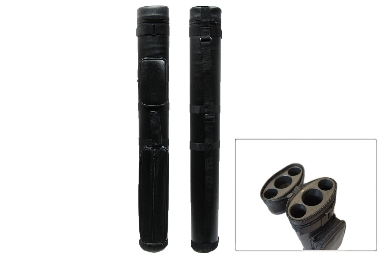 Black 1x2 Oval Hard Case - 033-002 - DeltaBilliards.com