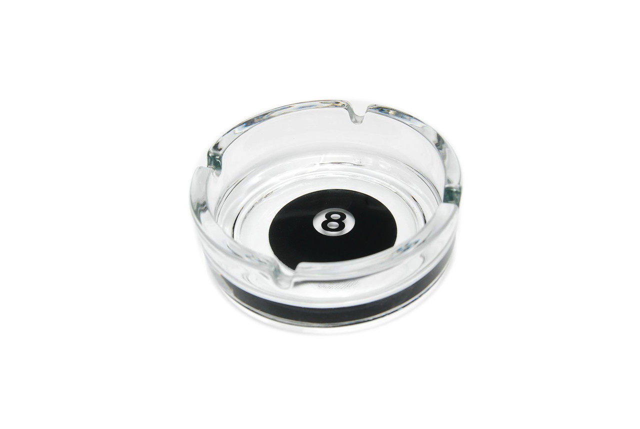8 Ball Glass Ashtray - 094-502-8 - DeltaBilliards.com