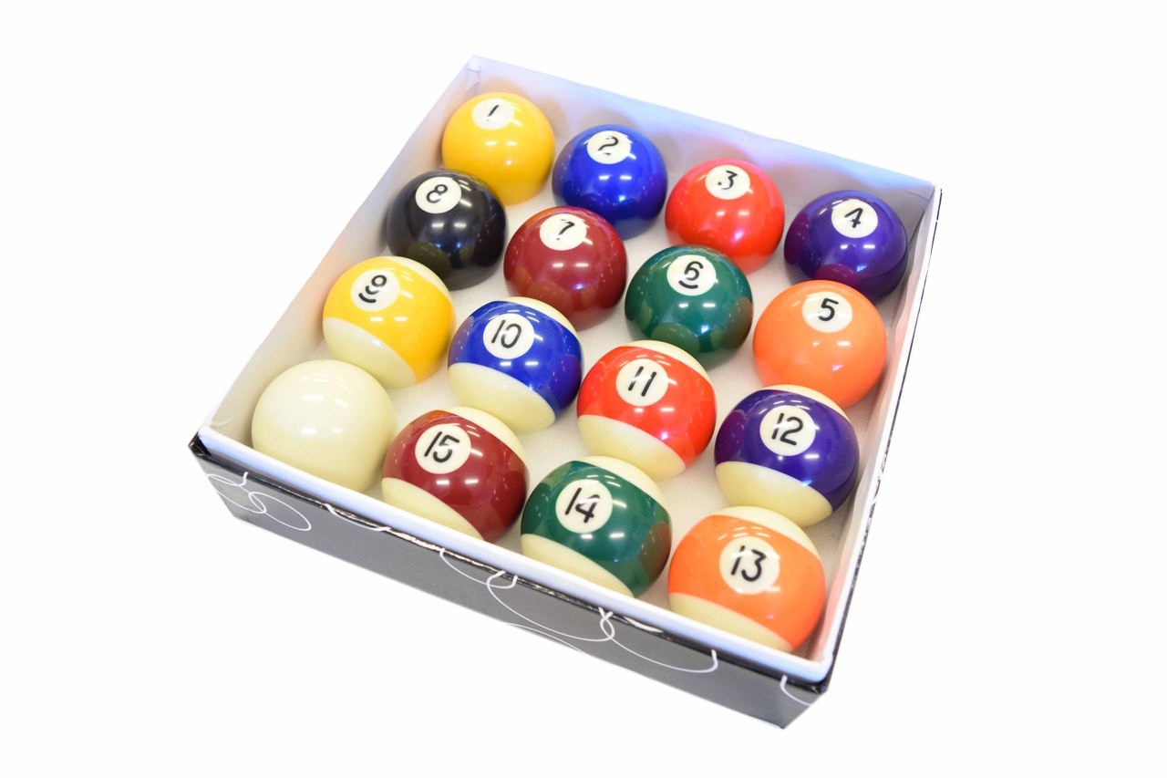 Standard 2 1/4" Billiard Ball Set - 042-001A - DeltaBilliards.com