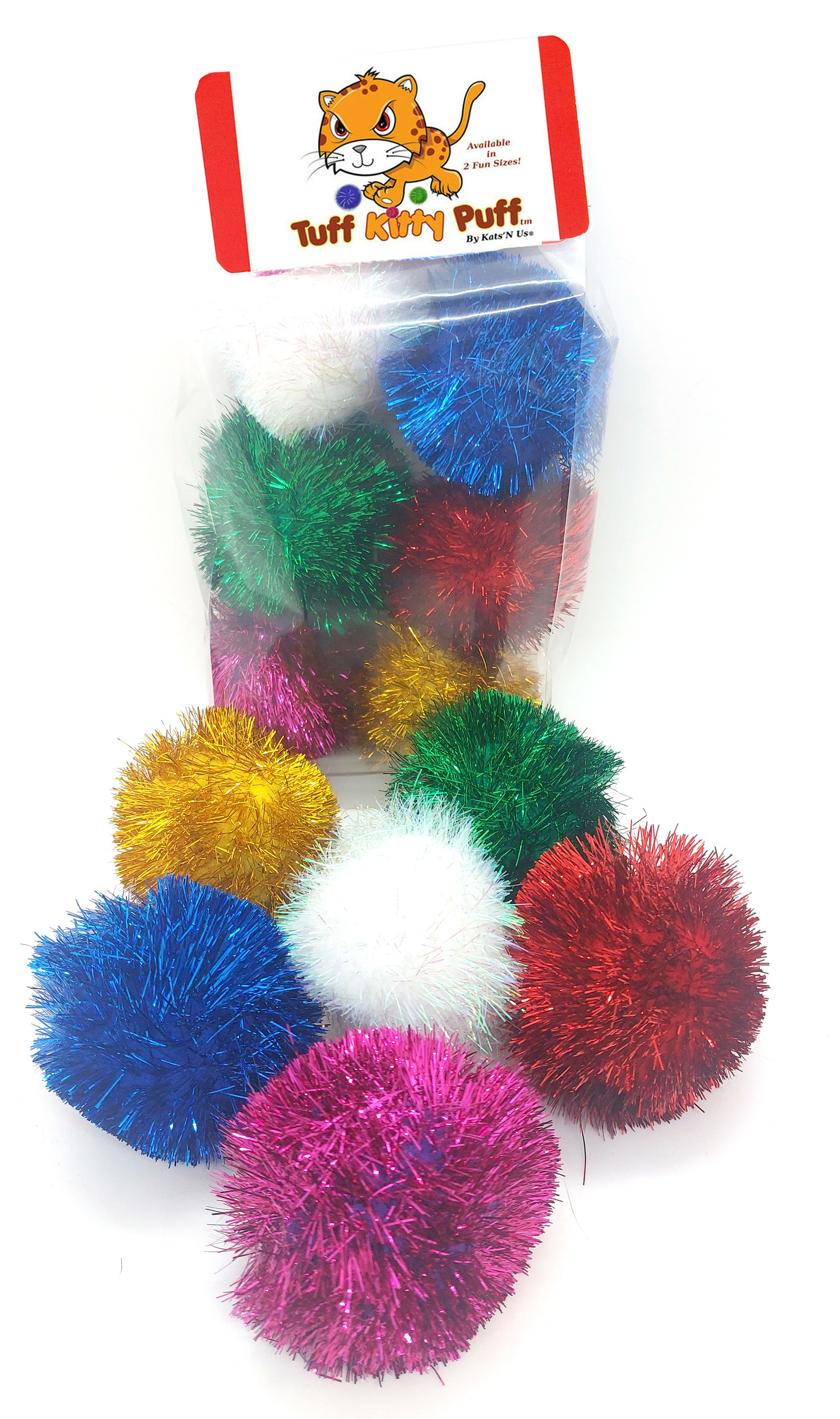 Shop Sparkle Ball Cat Toy | Tuff Kitty Puff | Cats 'n Us