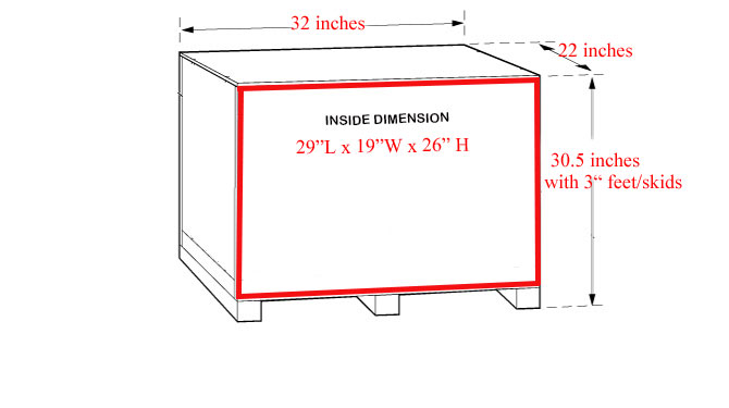IATA CR82 Dog Crate Custom Wood Pet Travel Crate 350 Wood Pet Crate