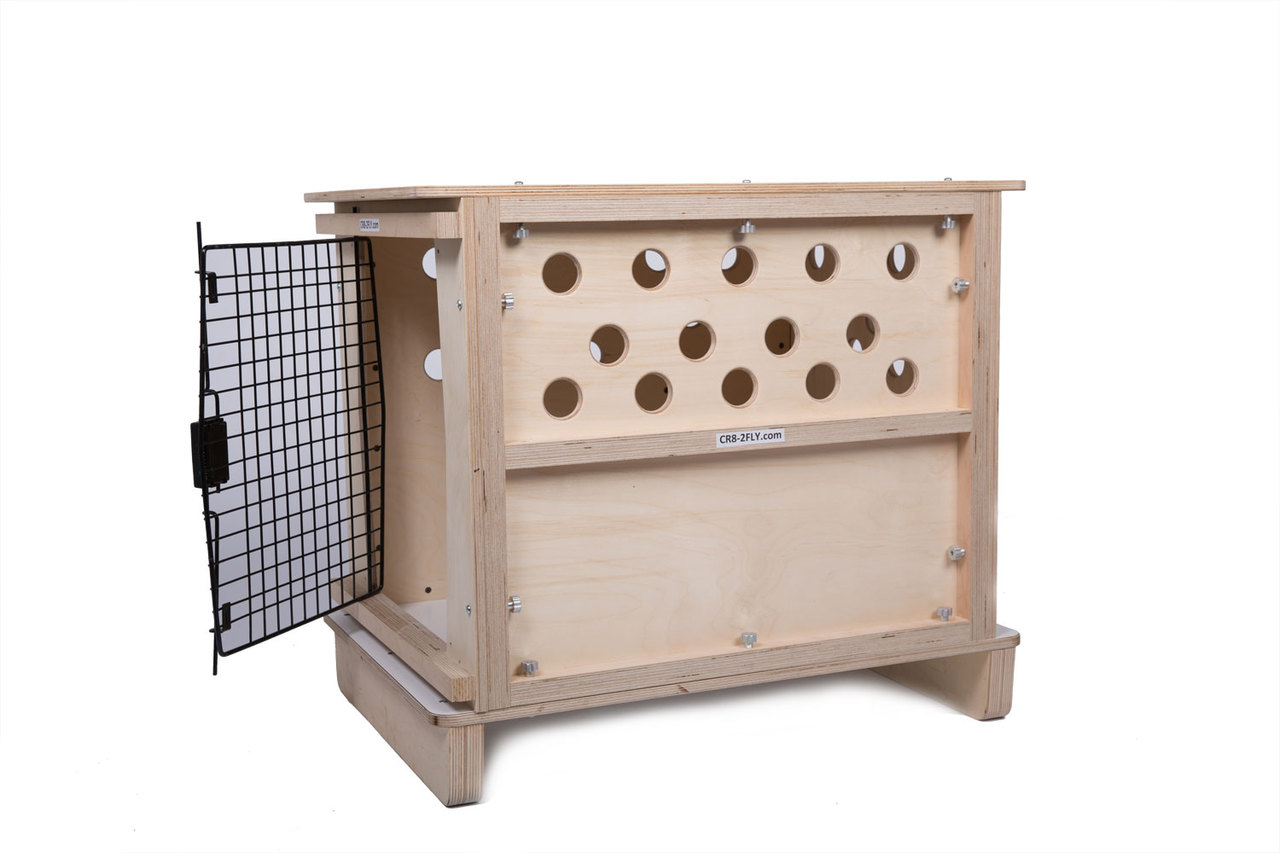 IATA CR82 Dog Crate Custom Wood Pet Travel Crate 450 Wood Pet Crate