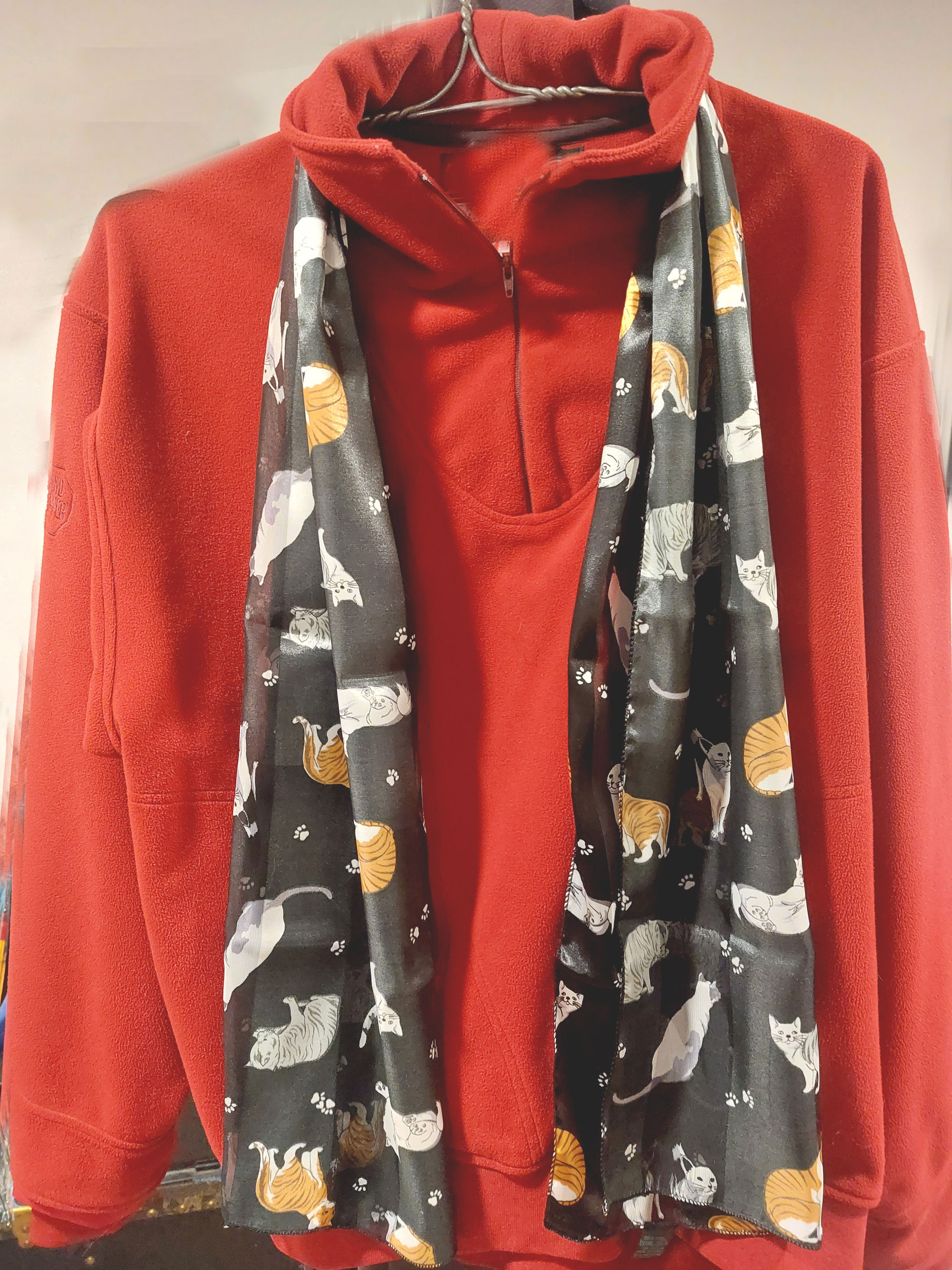 Women's Cat Print Scarves - Kats'n Us