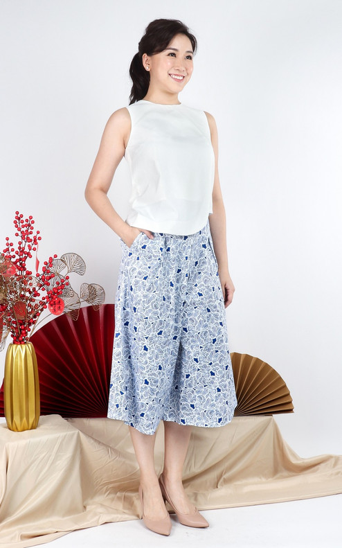 Liora Uneven Hem Top - White | Elegant Top for Women | Alyssandra