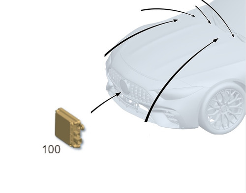 NEW OEM MERCEDES BENZ W206 W223 R232 V297 ADAPTIVE CRUISE CONTROL ...