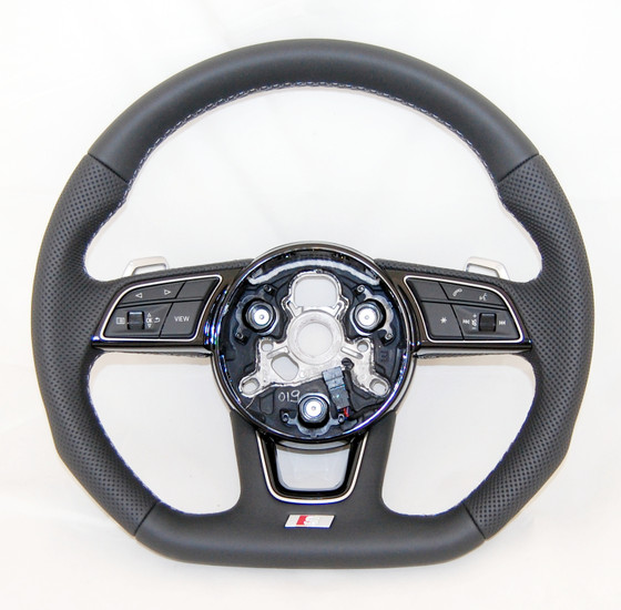 New OEM Audi S A4 A5 S4 S5 Q2 16-25 Half Perforated DSG Steering Wheel