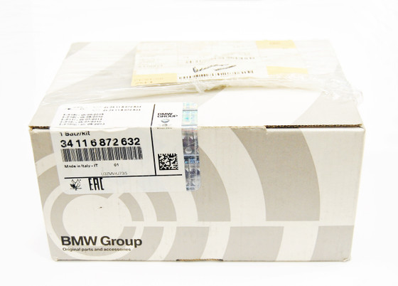 NEW OEM BMW 5' F10 F11 FRONT BRAKE PADS SET REPAIR KIT 34116872632 ...