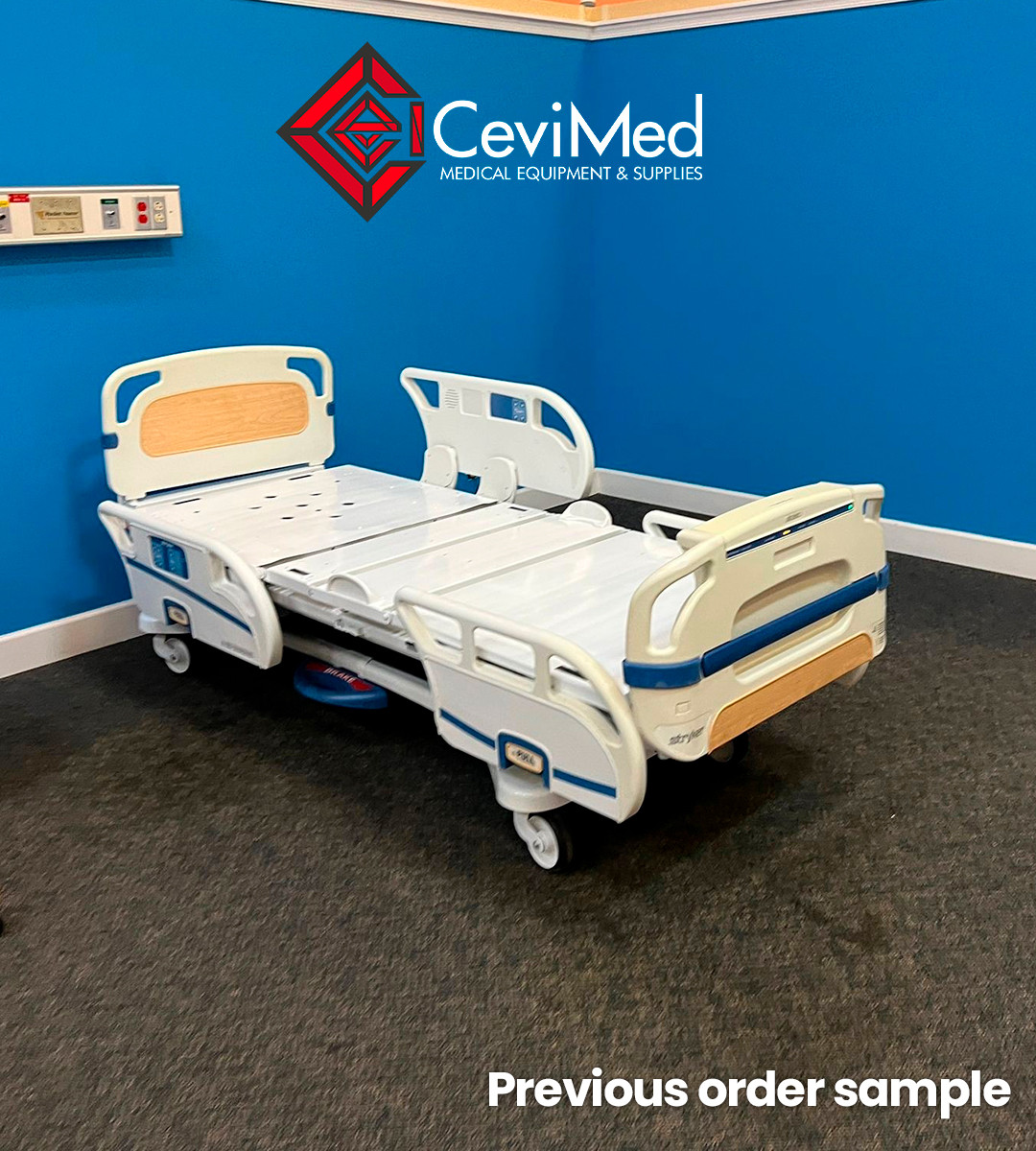 Stryker S3 Med/surg Bed Refurbished | Used Hospital Beds | Cevi Med