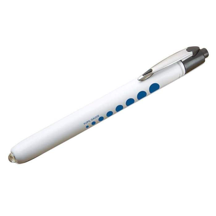 ADC Metalite Reusable Penlight White with Pupil Gauge