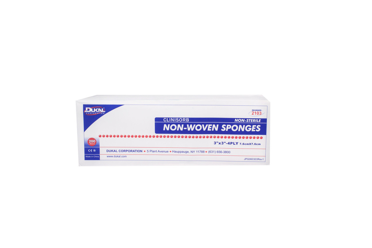 Dukal™ 2103 Clinisorb Non-Woven Sponge Non-Sterile
