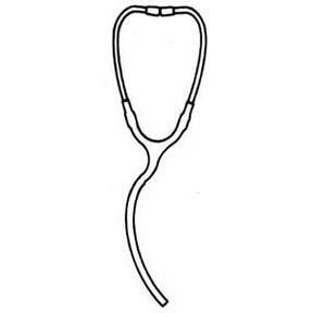 ADC Binaural Tubing for Adscope 600-601-602 Cardiology Stethoscopes