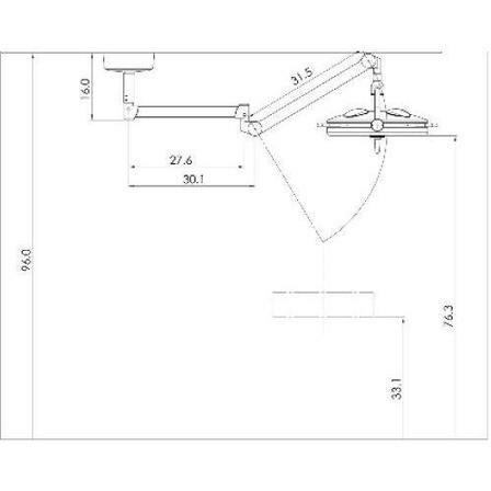 Burton APEX Series Surgical Light