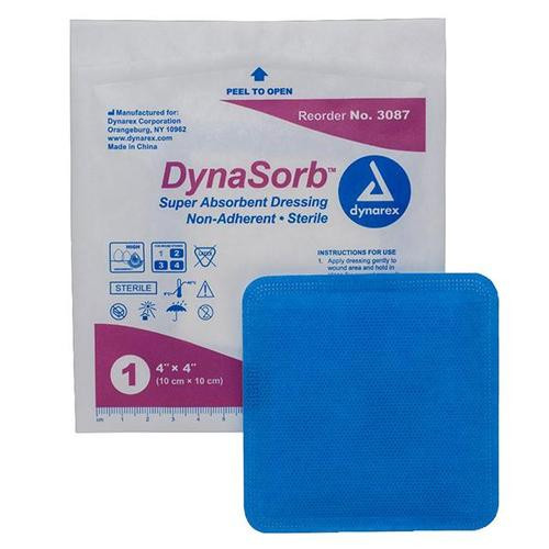 Dynarex DynaSorb Super Absorbent Dressings
