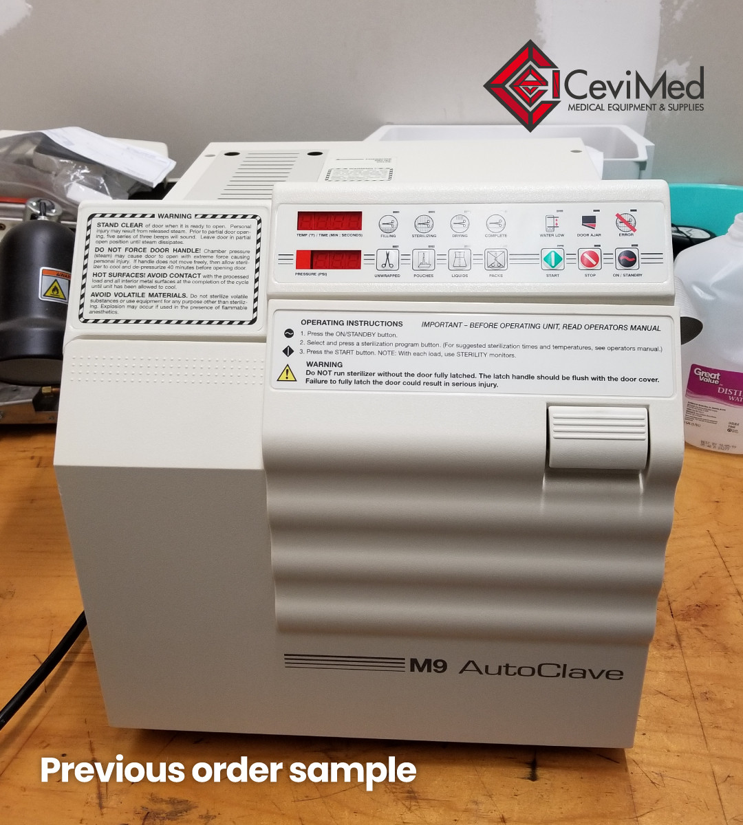 Midmark M9 Automatic Sterilizer (Refurbished- Previous