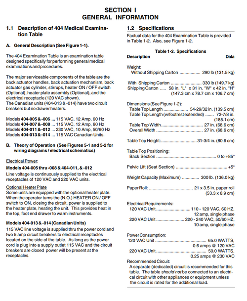 Refurbished Midmark Ritter 404 Exam Table | Medical Tables | Cevi Med