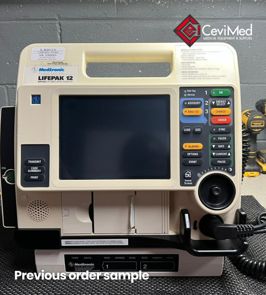Physio-Control Lifepak 12, 3 Lead Biphasic Defibrillator