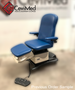 Midmark 646 Barrier-Free Power Podiatry Procedures Chair Base Refurbished