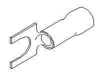 #6 Spade Terminal Replacement OEM Part #(OEM Part # Not Available)