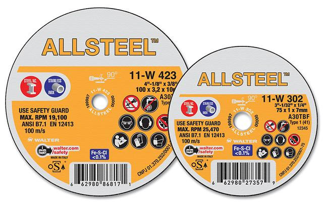 Walter ALLSTEEL™ Mini Cut-Off Wheels - US Tool Depot