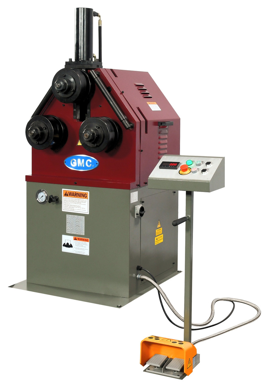 GMC Machinery 2” Roller Shaft Power Ring & Angle Roll Bender with ...