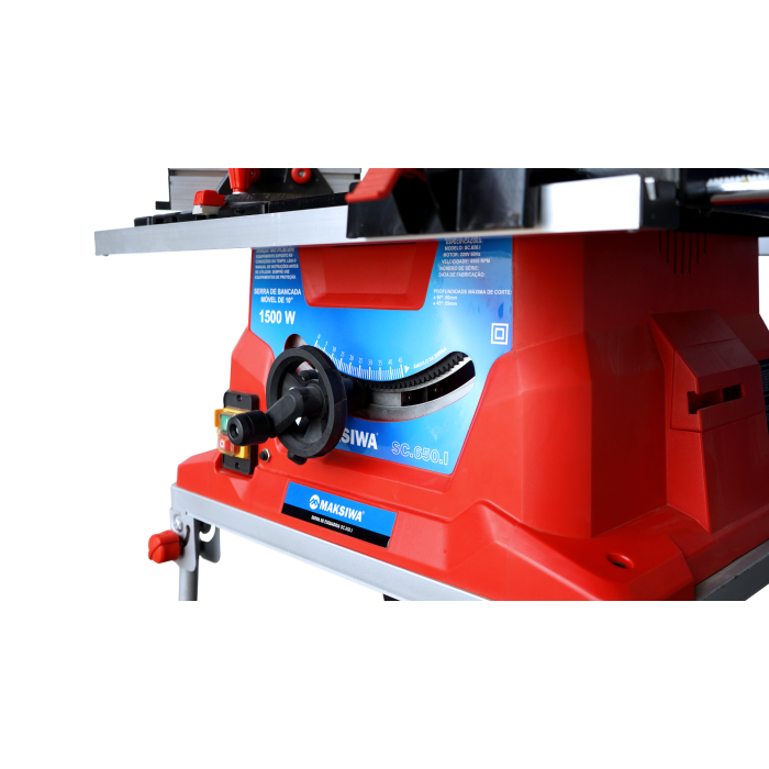 Maksiwa Portable Table Saw with Laser Guide 45° – SC.650.I - US Tool Depot