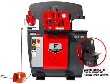 Edwards 55 Ton Ironworker 3 Phase, 230 Volt, Powerlink, 10" Brake - US ...