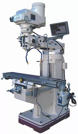 GMC Machinery 9" x 49" Vertical Mill Metal Milling Machine with 2-Axis ...