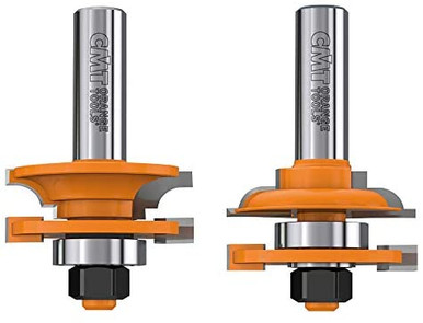 CMT 891.503.11 2-Piece Rail & Stile Bit Set, 1/2-Inch Shank, 1-3/4-Inch ...