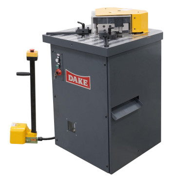 Dake 24 Tons, 4 HP, 220V 3-Phase, 15 Strokes/min Capacity 4 Ga. Mild ...