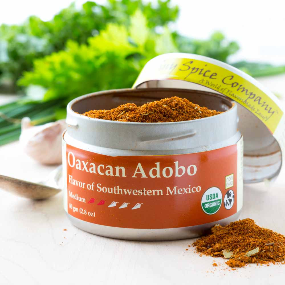 Organic Mexican Oaxacan Adobo Seasoning | Teeny Tiny Spice Co. of Vermont