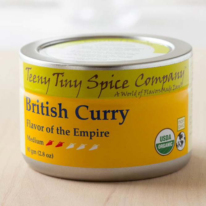 Organic & Kosher British Curry Powder | Teeny Tiny Spice Co of Vermont