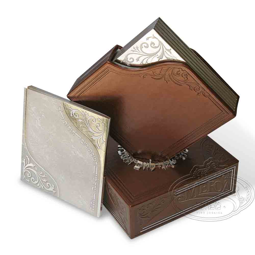 Zemiros Shabbos Set 6 pcs, BRONZE with Holder to be a Table Stand. Gift ...