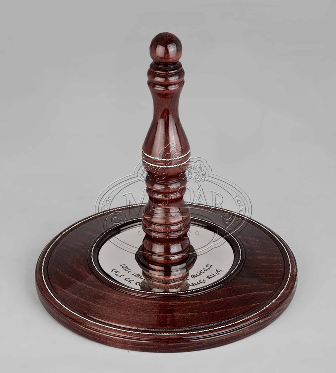 Silver and Wood Atzei Chaim: AH-71-4 - Mefoar Fine Judaica