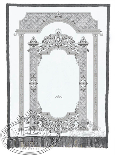 Velvet Torah Paroches - Style 7 - Mefoar Fine Judaica