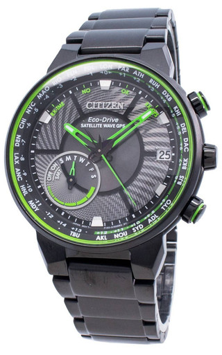 Citizen Eco-Drive Satellite Wave GPS CC3075-80E World Time Men's Watch ...