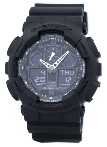 Casio G-Shock GA-100-1A1 GA100-1A1 Shock Resistant 200M Men's Watch ...