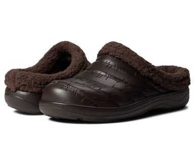 Skechers Foamies Cozy Camper Puffer Clog w/Sherpa Lining Chocolate 11 D ...
