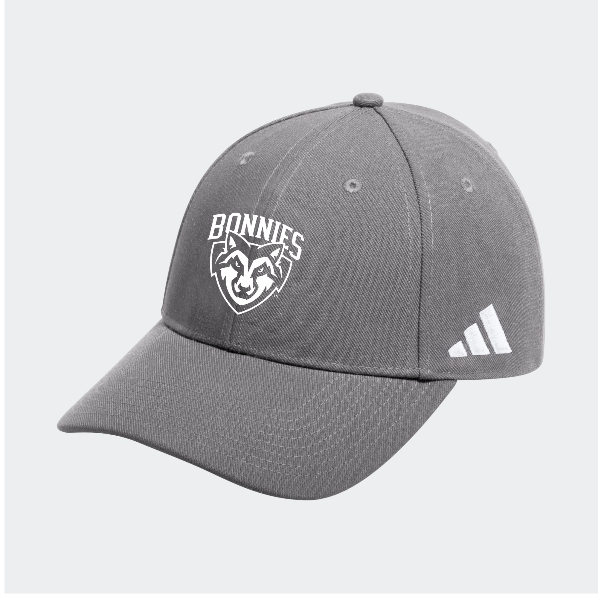 St. Bonaventure Structured Adjustable Cap-Grey