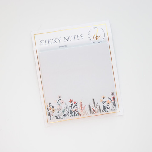Floral Sticky Notes by EB Design - Melt the Heart