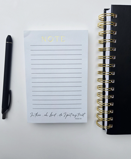Simple "Trust" - Chunky Notepad by EB Design - Melt the Heart