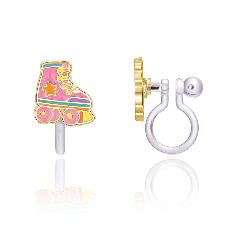 Roller Skates Clip On Earrings | Girl Nation