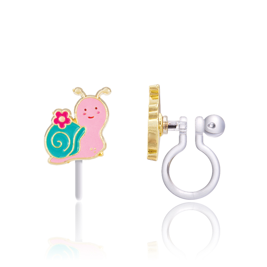 Snuggly Snail Clip On Earrings | GIRL NATION