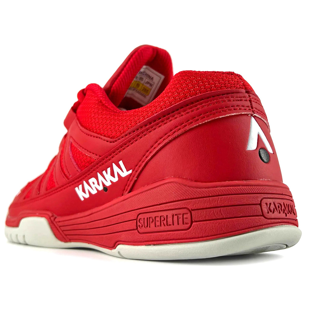 Karakal KF Prolite Red Indoor Squash Shoes | Squash Only Australia
