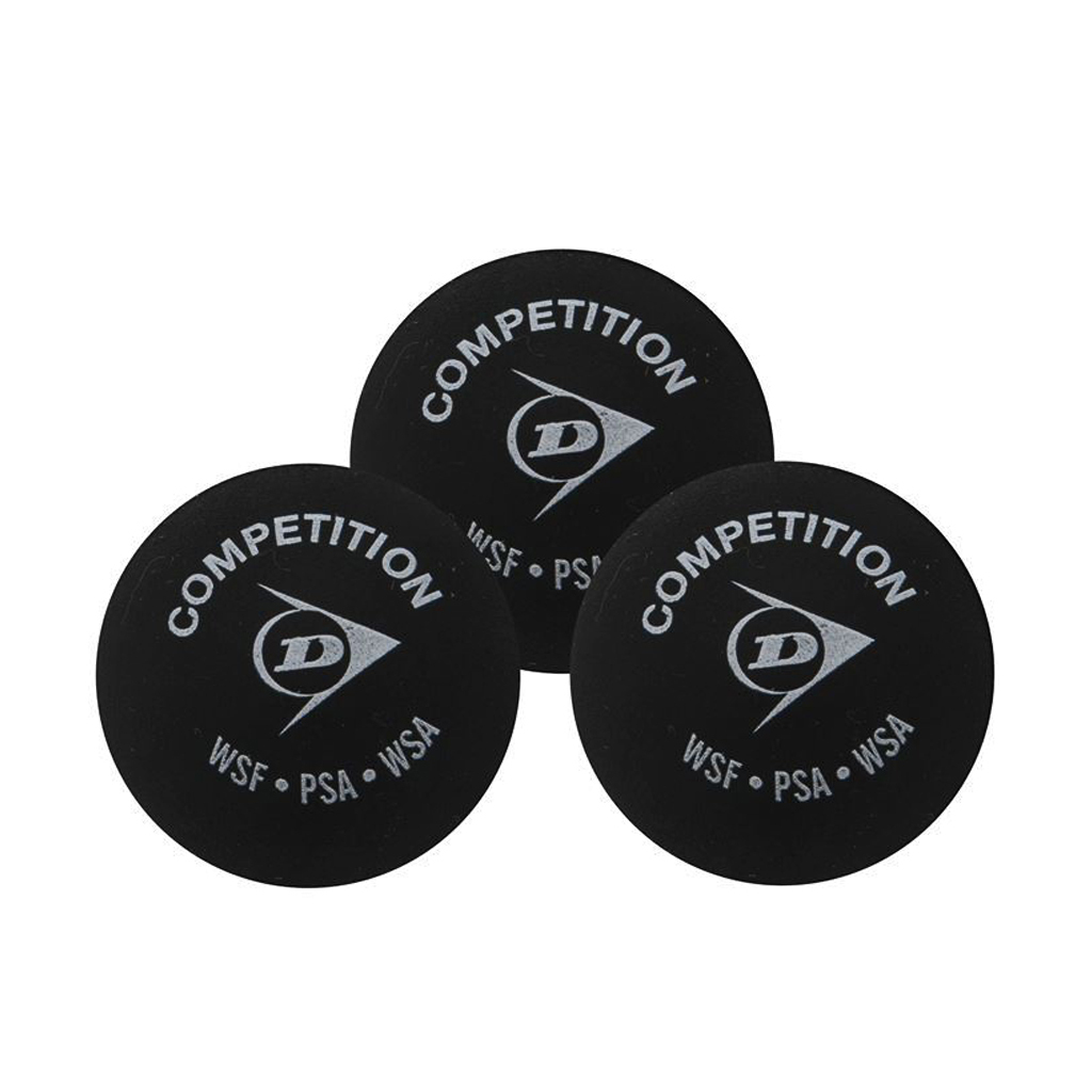 Dunlop Competition Single Yellow Dot 3 Squash Balls Pack | Squash Only ...