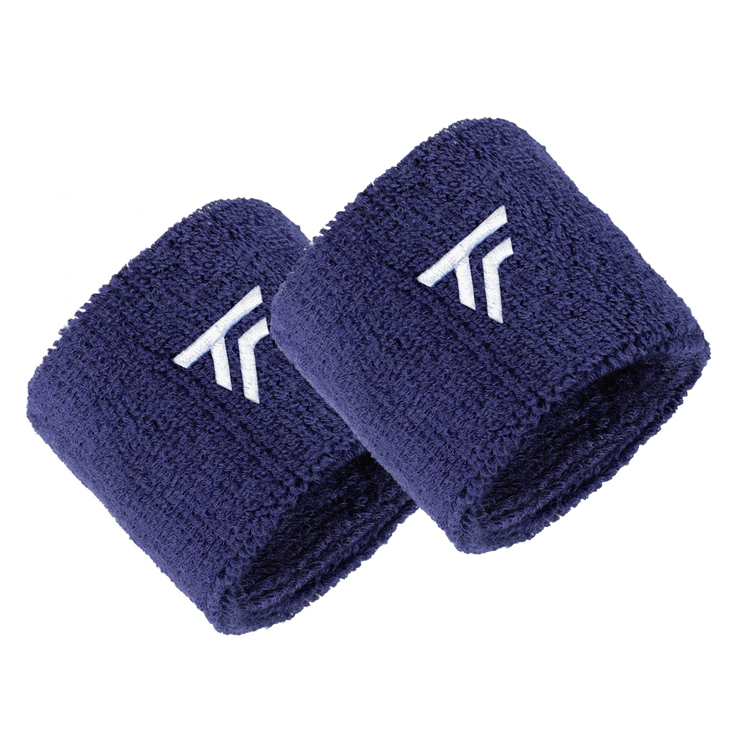 Tecnifibre Navy Wrist Sweatbands 2-Pack | Squash Only Australia